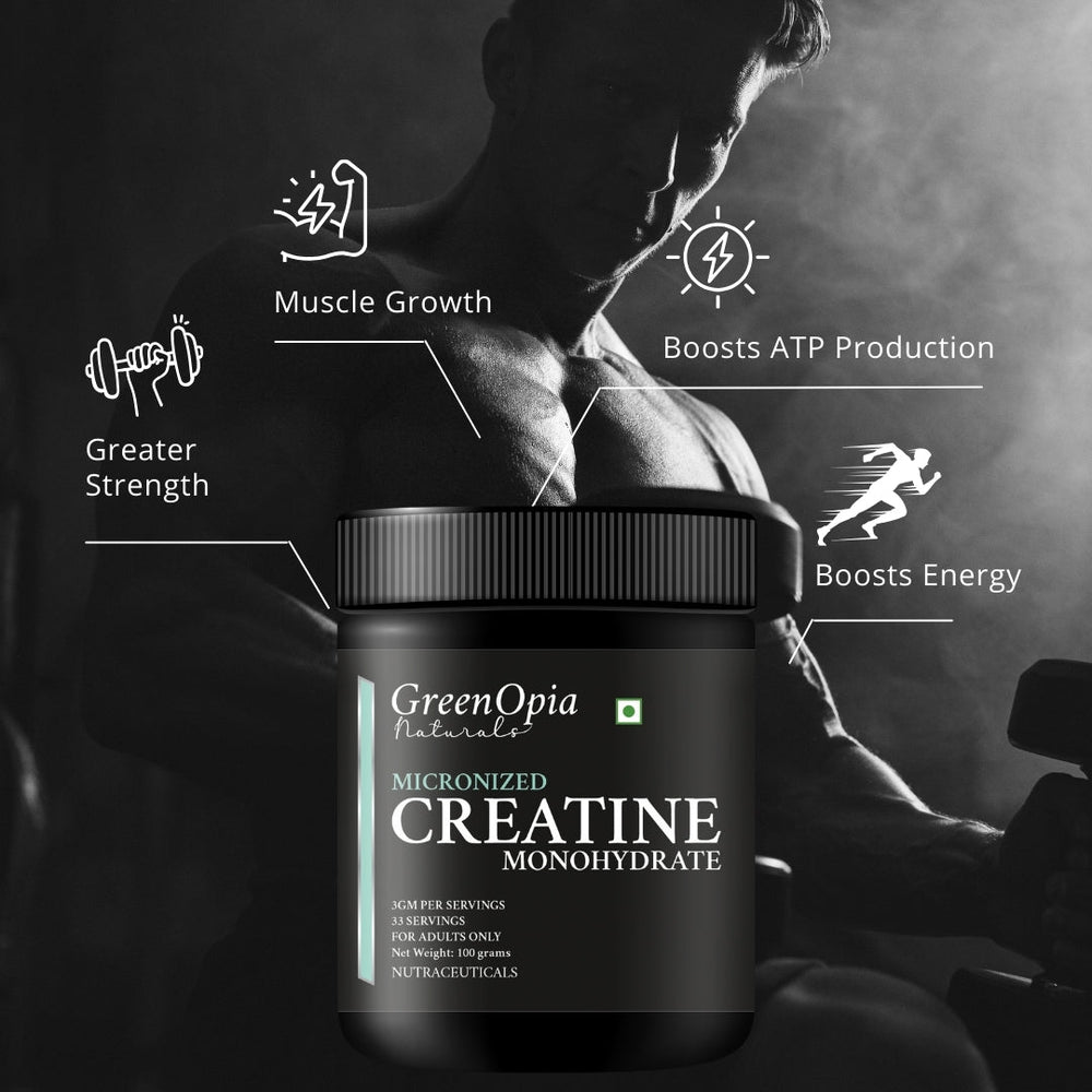 Buy Creatine Monohydrate Powder | Pure & Effective – GreenOpia ...
