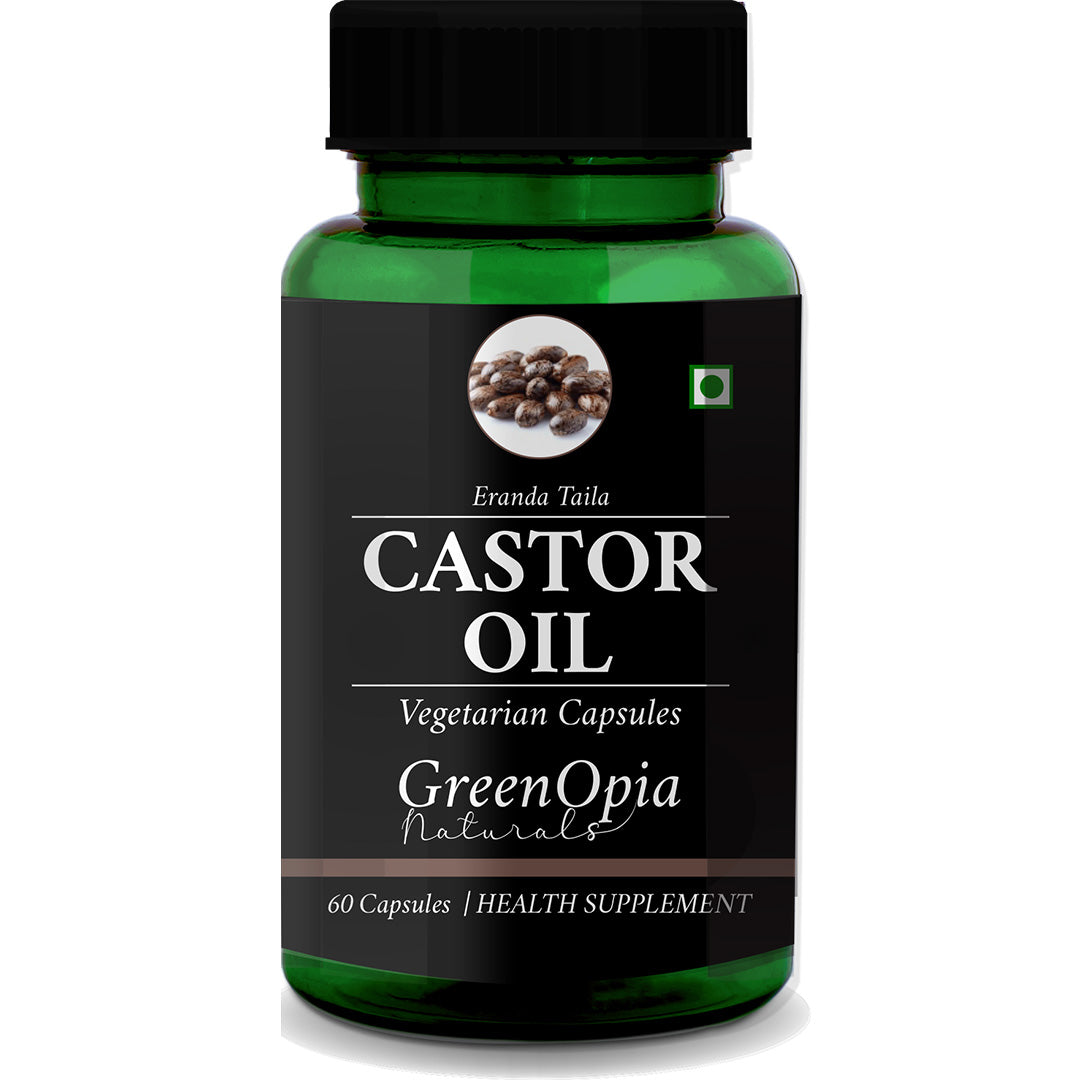 Castor Oil Capsules – Natural Constipation Relief | GreenOpia ...