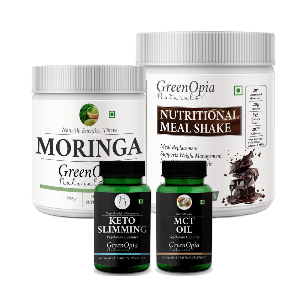 GreenOpia Weight Management & Superfood Combo – MCT Oil, Keto Capsules ...
